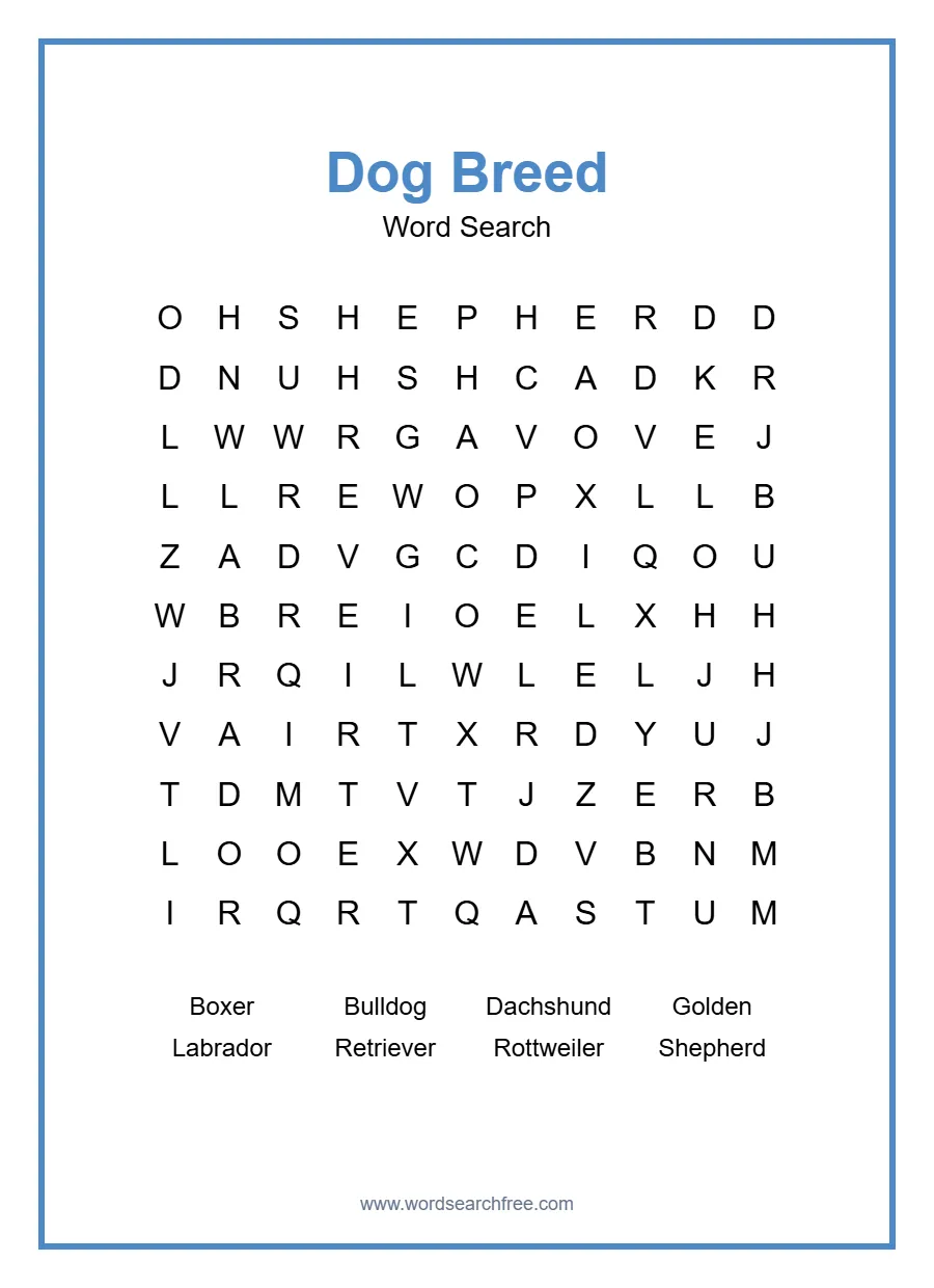 Medium Word Search Puzzles - Free Intermediate Puzzles | Word Search Free